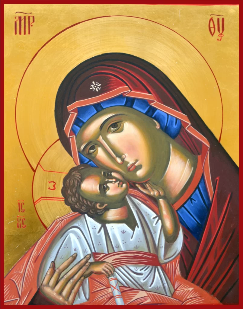 Icons of the Blessed Mother - Hand-Painted Icons